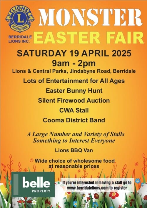 Berridale Easter Fair 2025 - Visit Cooma