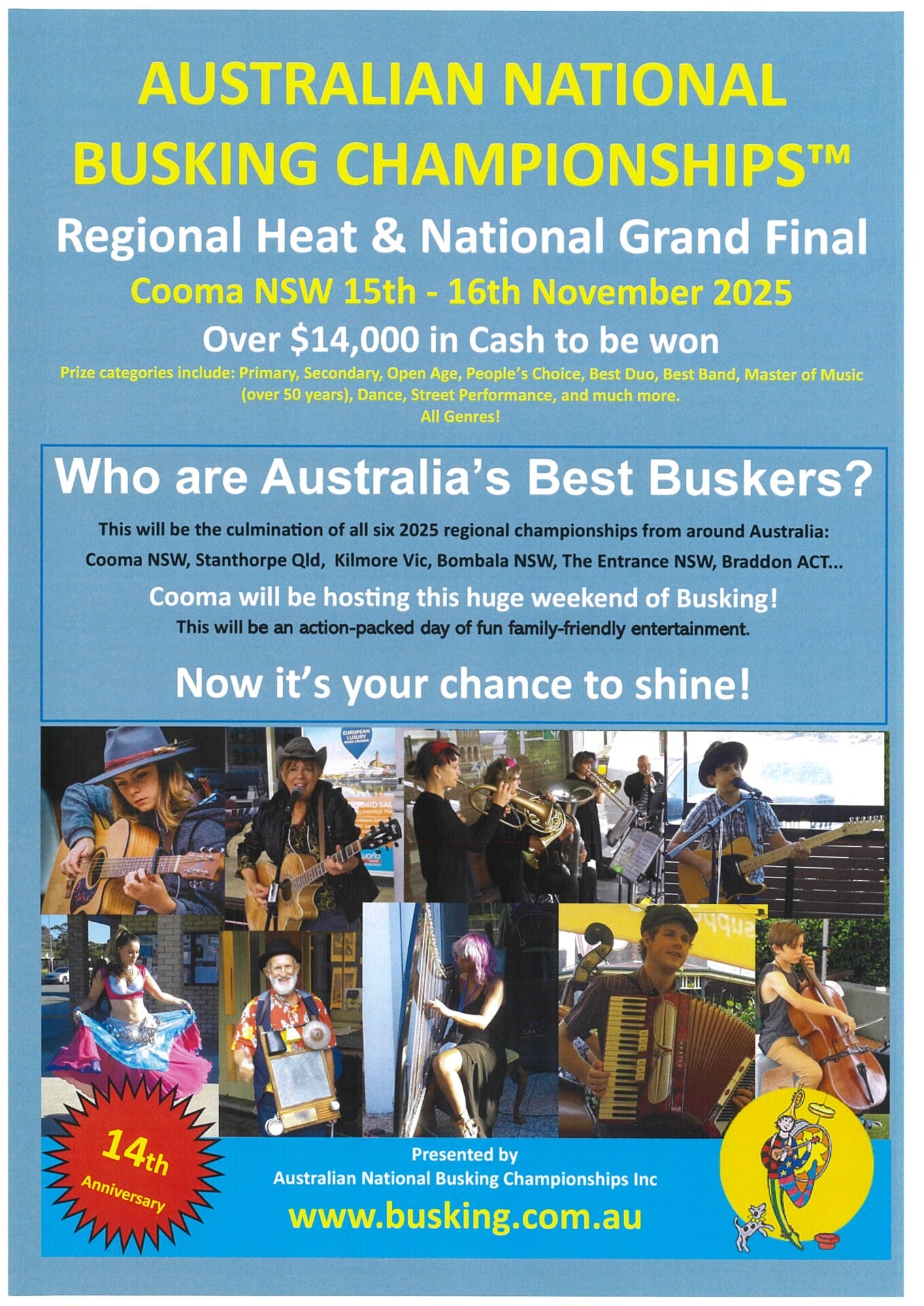 2025 Australian National Busking Championships: Regional Heat ...