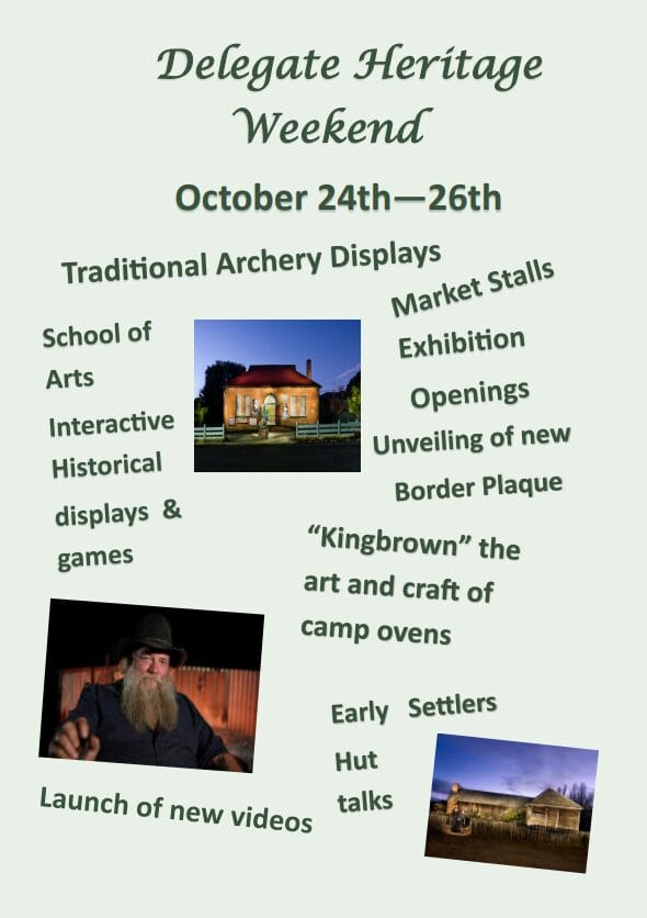 Delegate Heritage Weekend @Delegate - Visit Cooma