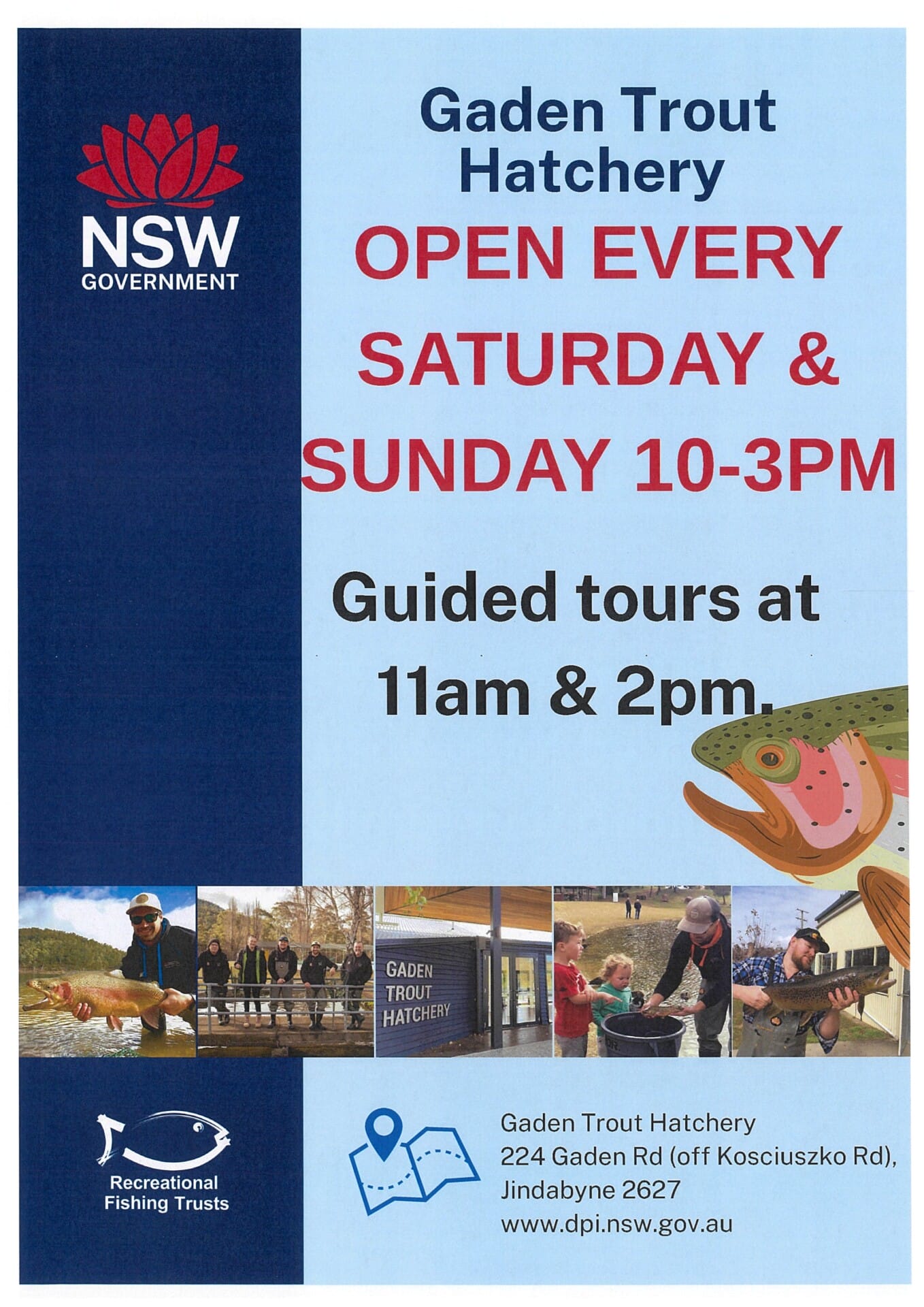 Guided Hatchery Tours @Gaden Trout Hatchery, Jindabyne - Visit Cooma