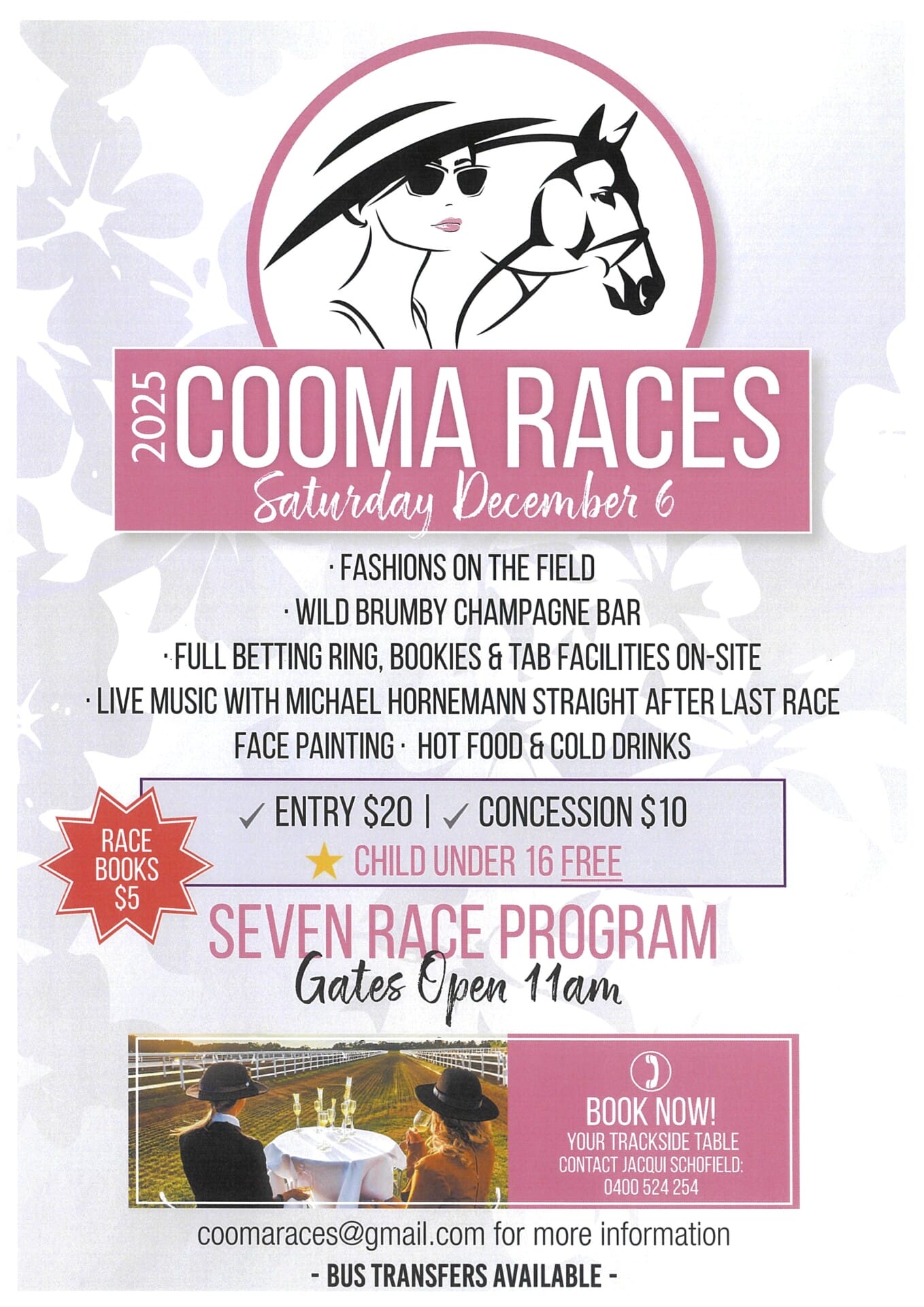 Cooma Races 2025 @Ti Tree Racecourse, Cooma - Visit Cooma