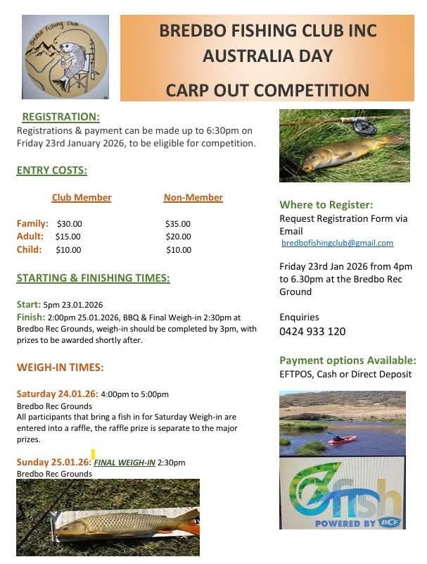 Bredbo Carp out competition - Visit Cooma