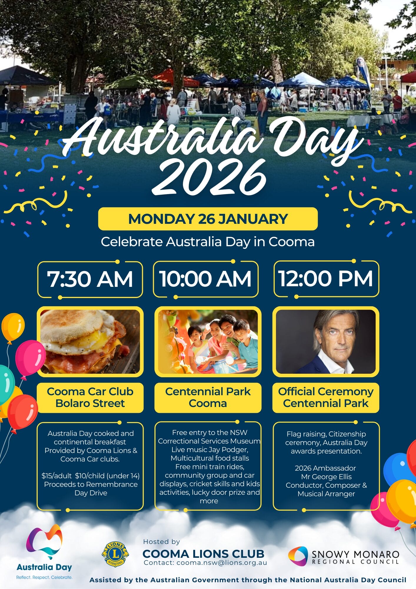 Cooma Australia Day 2026 - Visit Cooma